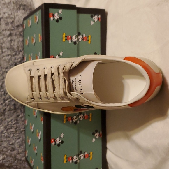 Gucci | Shoes | Gucci Disney X Gucci Mickey Mouse Sneakerstrainers ...